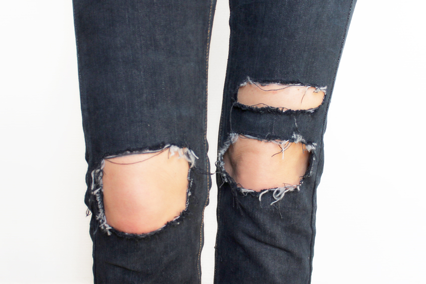 DIY jean - Blog Mode Lyon & DIY - Artlex