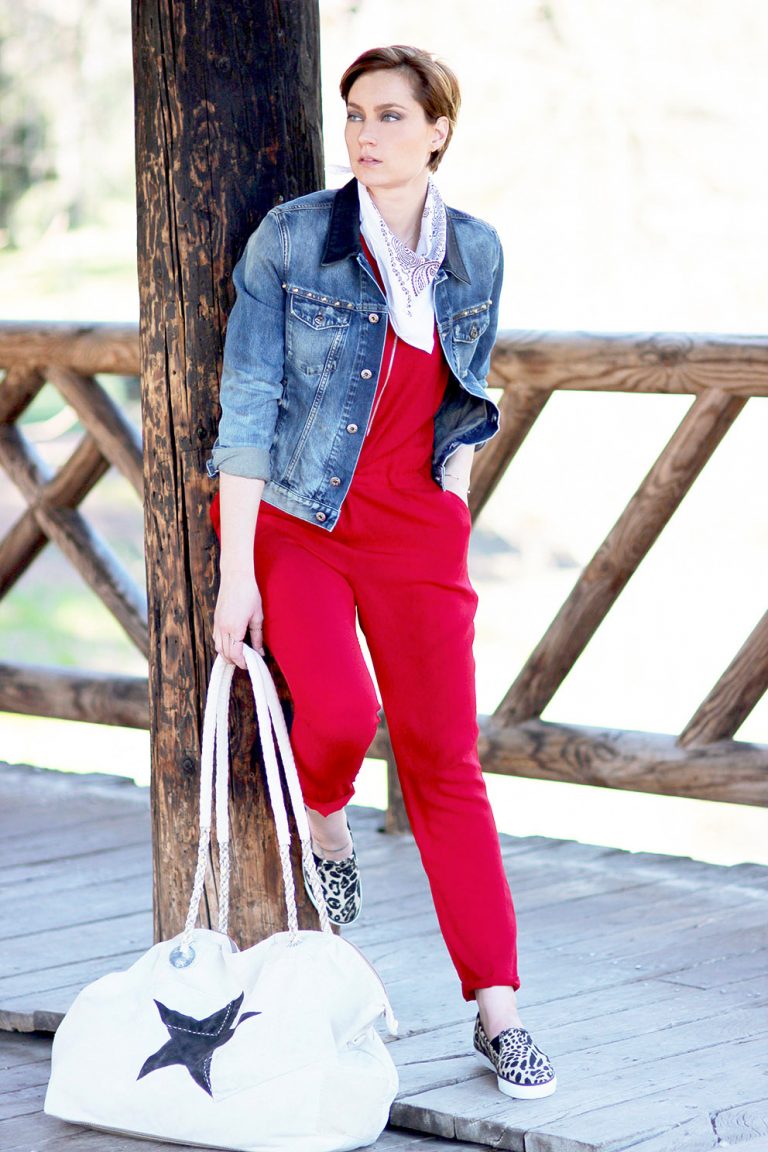 Look combinaison rouge - Blog Mode Lyon Artlex